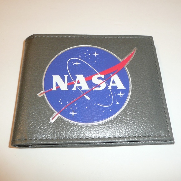 Concept One | Bags | Nasa Logo Wallet Bifold American Flag Mens Gray ...